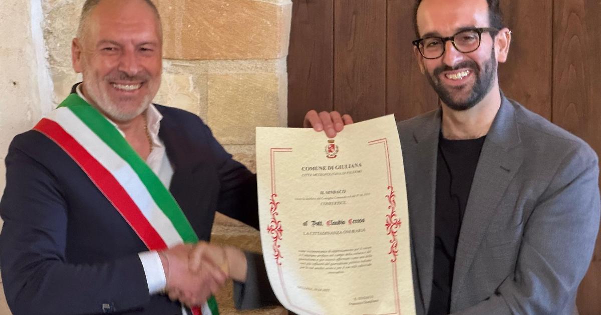 A Claudio Cerasa la cittadinanza onoraria del comune di Giuliana ...