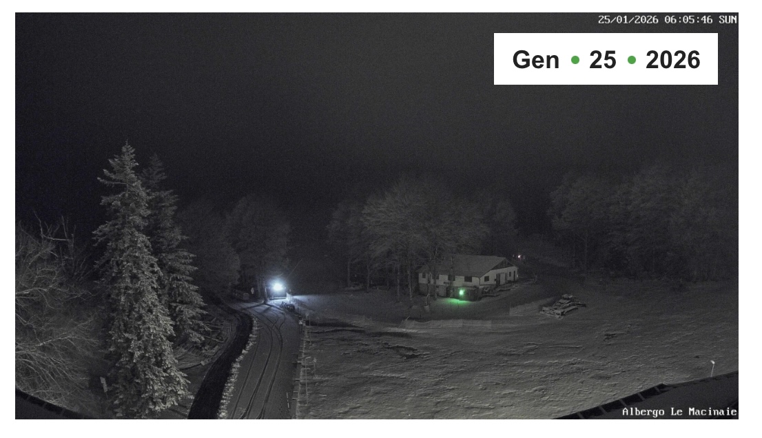 Notte di luce e neve sull’Amiata - Corriere di Maremma